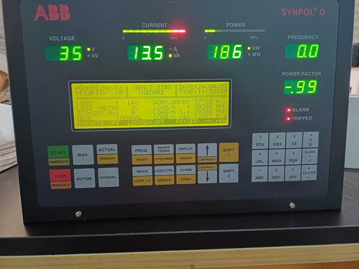 ABB SYNPOL D CMA 120 BASIC CONTROLLER PANEL UNIT 3DDE 300 400 – Marine Spares Bangladesh