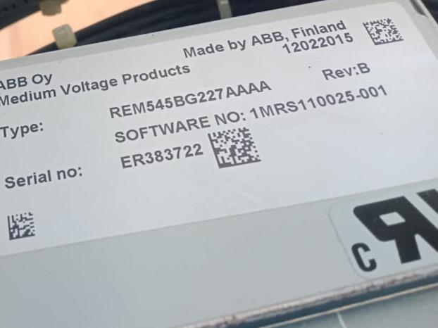 ABB REM 543 Machine terminal – Marine Spares Bangladesh
